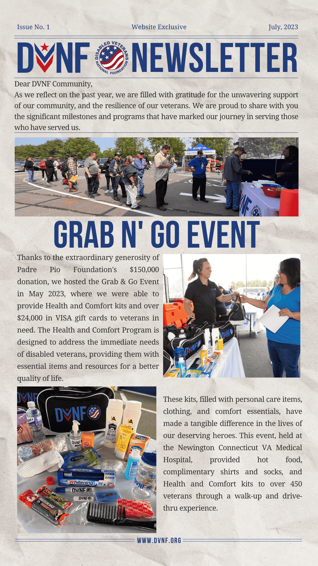Newsletters - Disabled Veterans National Foundation